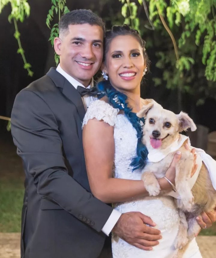 Perrita rescatada fue la dama de honor en una boda – Noticias de Aquí
